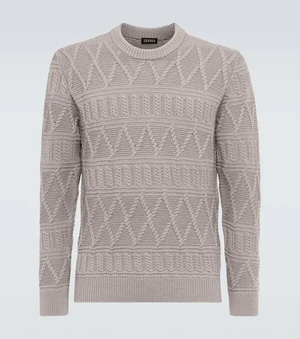 Zegna Aran Wool Sweater