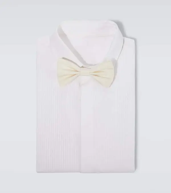 Loro Piana Silk Faille Bow Tie