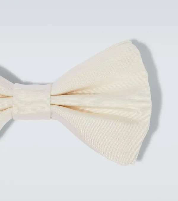 Loro Piana Silk Faille Bow Tie