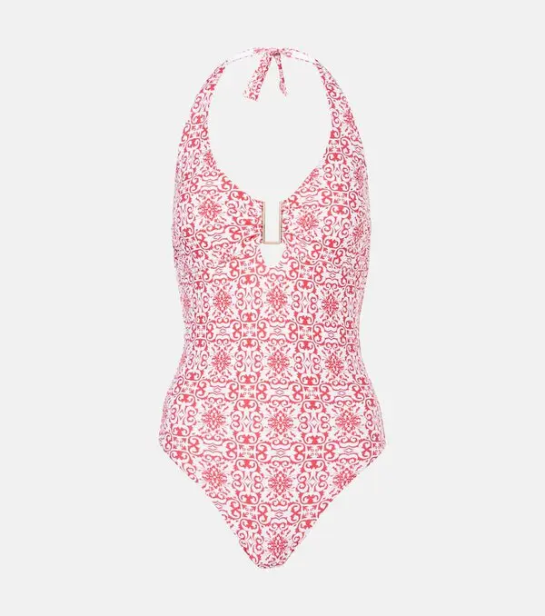 Melissa Odabash Tampa Floral One-piece Swimsuit - White