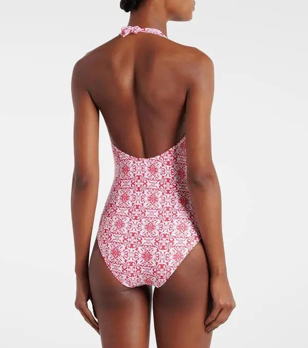 Melissa Odabash Tampa Floral One-piece Swimsuit - White