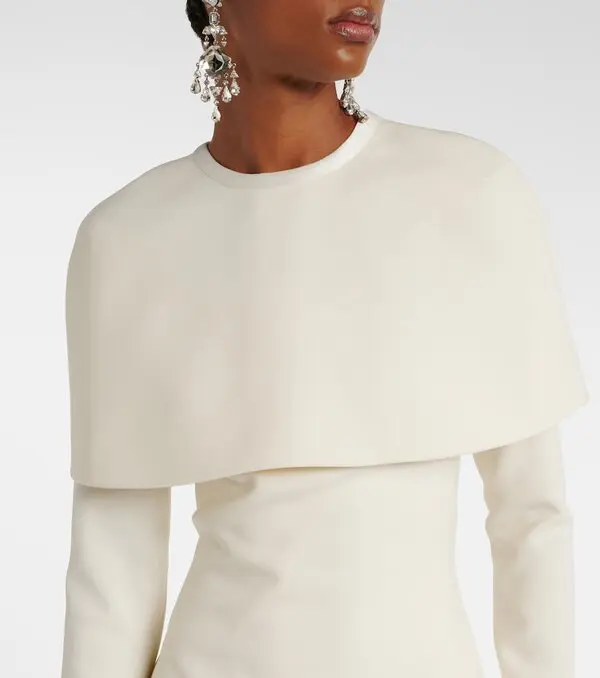 Safiyaa Bridal Gullu Caped Midi Dress