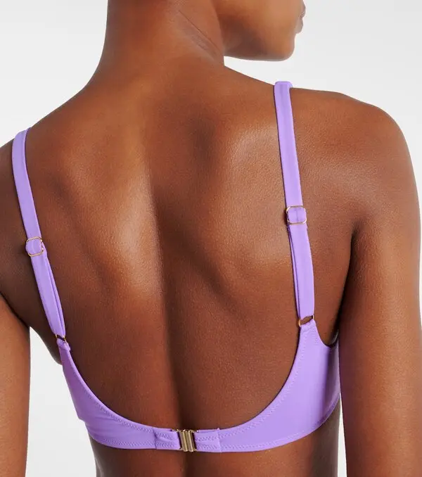 Melissa Odabash Bel Air Bikini Top - Purple