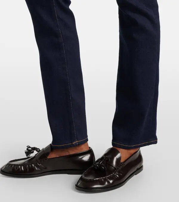 FRAME Le High Straight Long Jeans