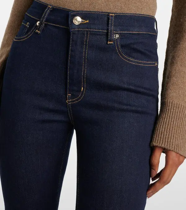 FRAME Le High Straight Long Jeans