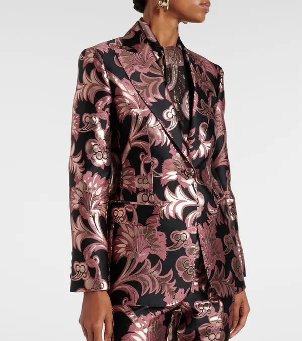 Etro Floral Jacquard Blazer