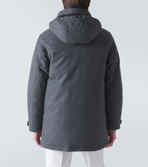 Zegna Wool Down Coat