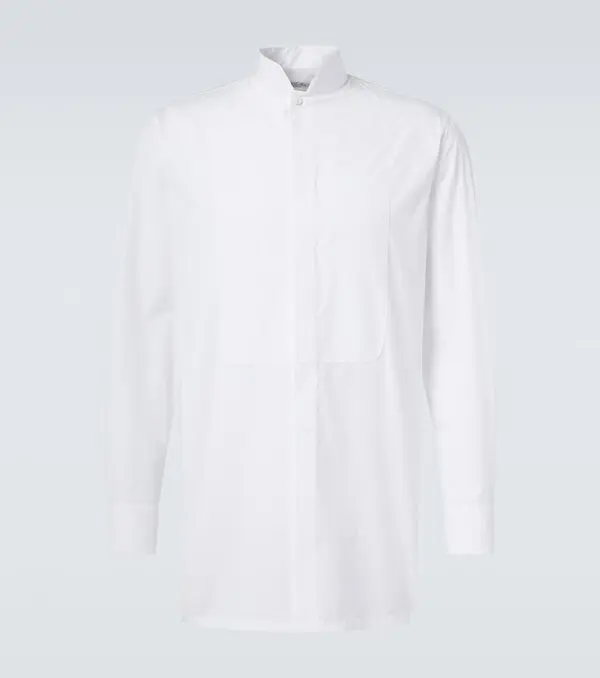 Loro Piana Cotton Tuxedo Shirt - White