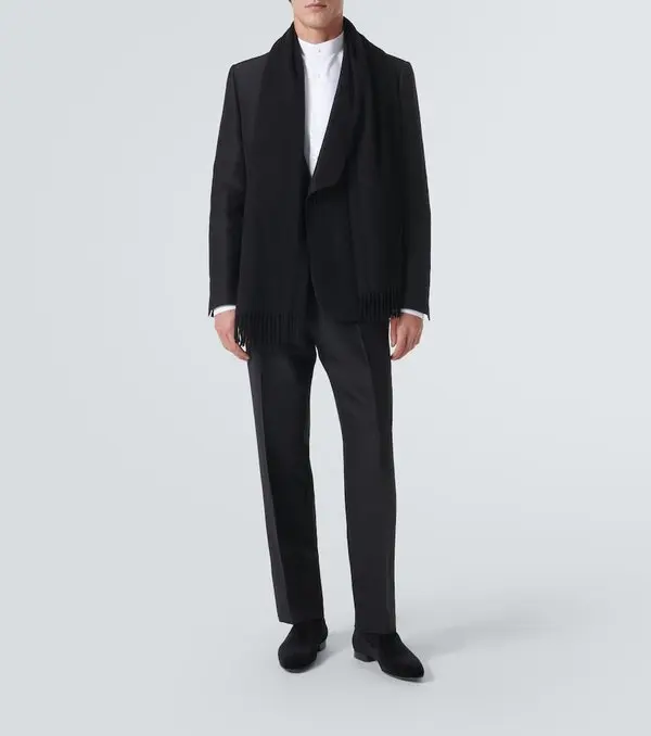 Loro Piana Wool And Silk Suit Trousers