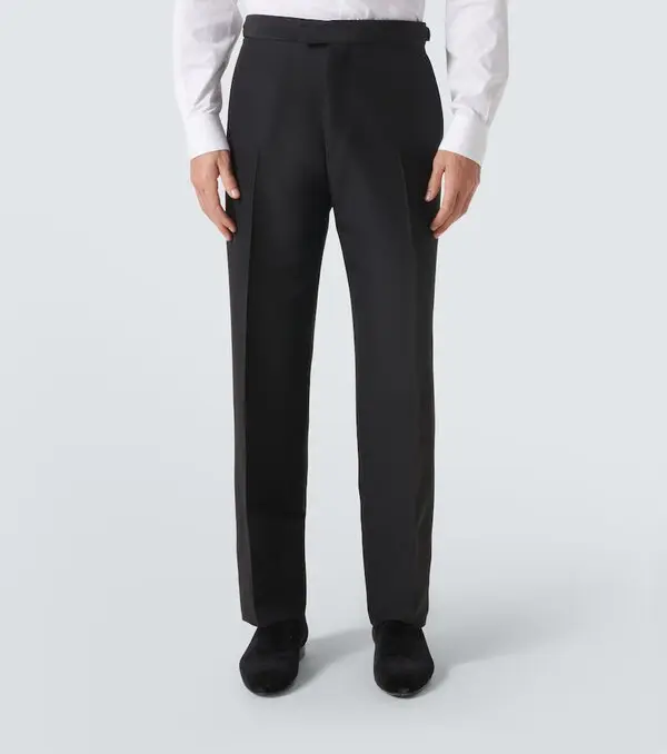 Loro Piana Wool And Silk Suit Trousers