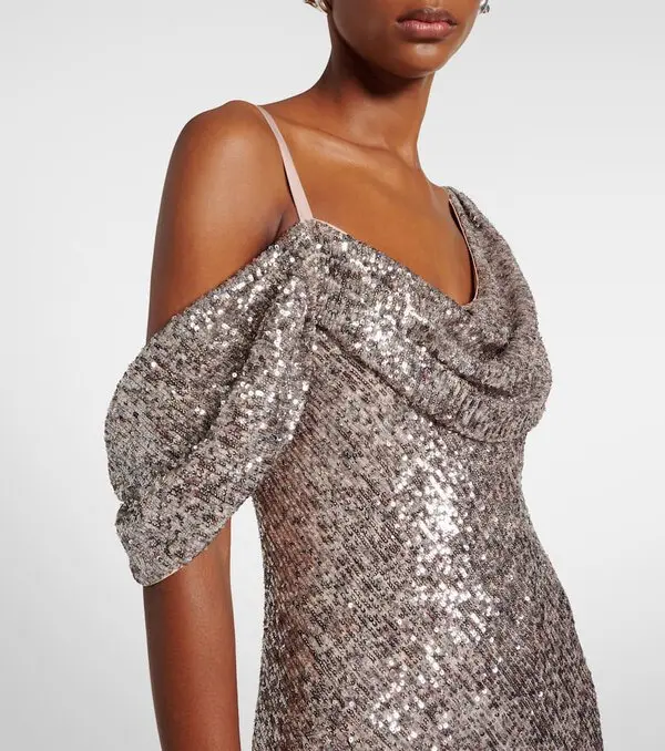 diane von furstenberg silver sequin dress Diane von Furstenberg Sequin Dresses | Luxury Fashion Up To 70% Off