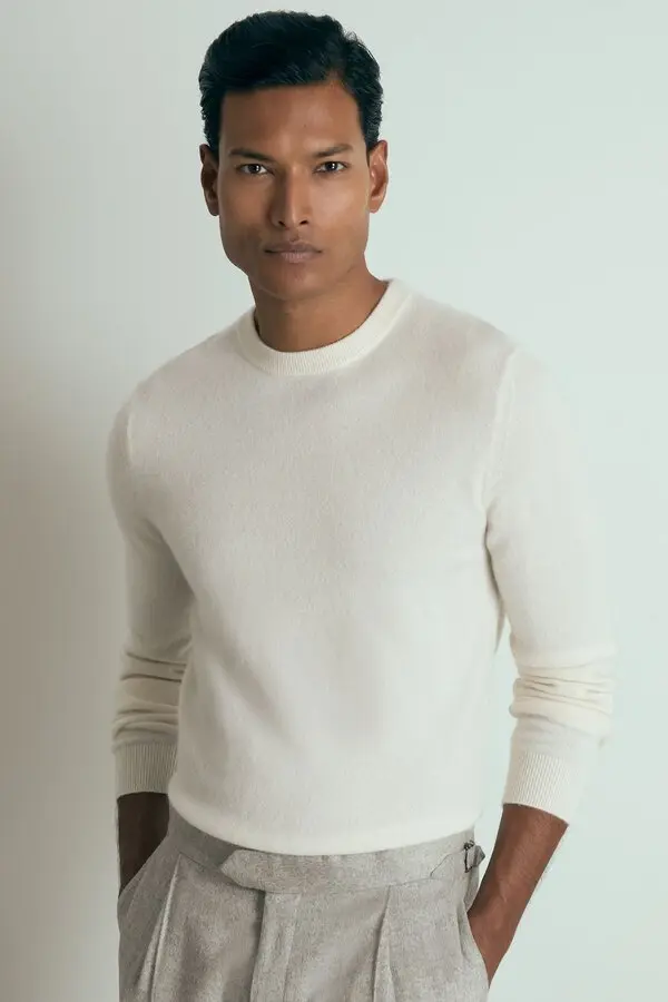 REISS Monarch Atelier Cashmere Crew-neck Jumper
