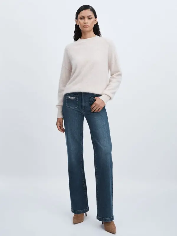 Paige Leenah Wide Leg Jeans