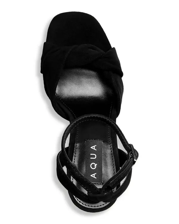 Aqua Pasha Suede Sandals