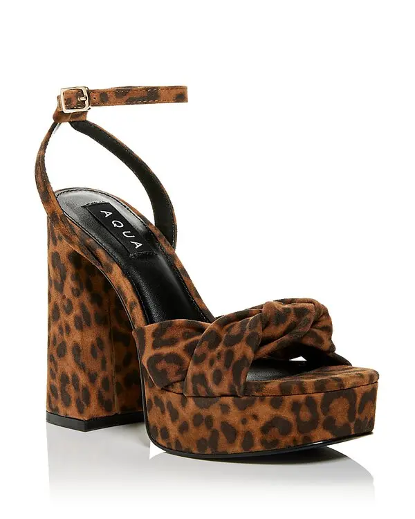 Aqua Pasha Sandals - Leopard