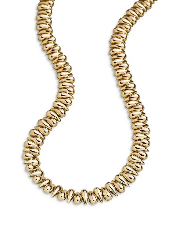 Baublebar Ella Sculptural Bead Collar Necklace - Gold