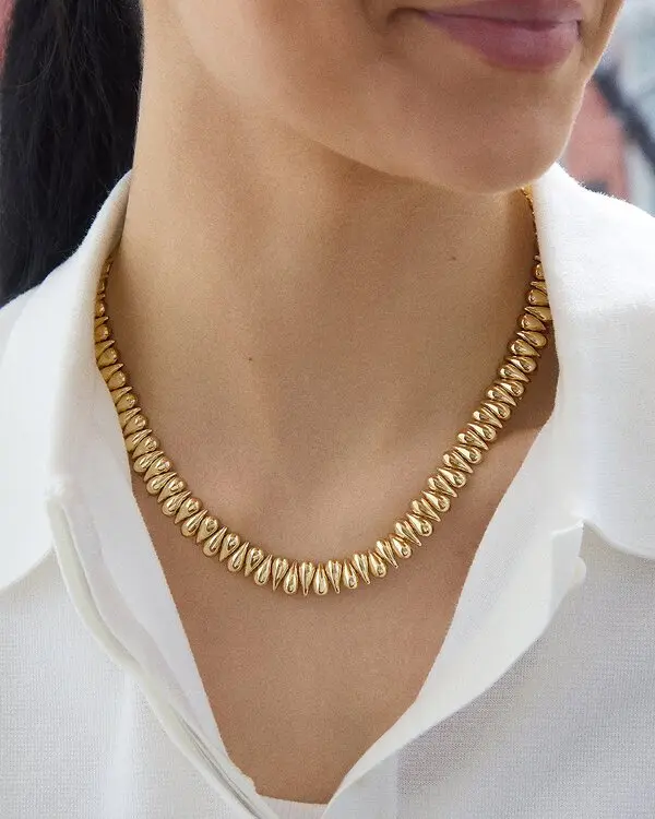 Baublebar Ella Sculptural Bead Collar Necklace