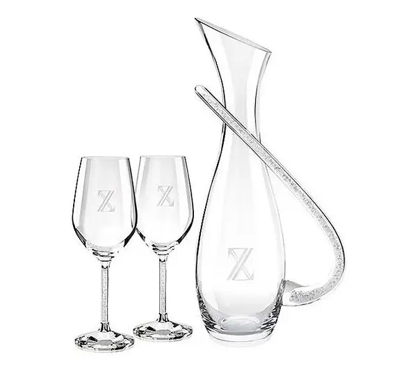 ZAXIE BY STEFANIE TAYLOR On Cloud Wine Decanter & Wine Set - One-color