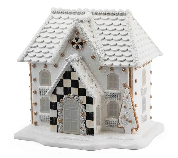 MACKENZIE-CHILDS Gingerbread Illuminated House - One-color