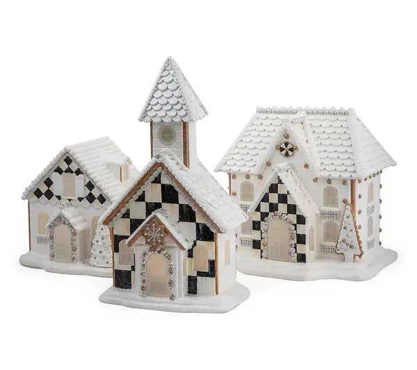 MACKENZIE-CHILDS Gingerbread Illuminated House