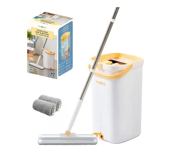 TRUE & TIDY Trueclean Mop & Bucket Pump System - One-color