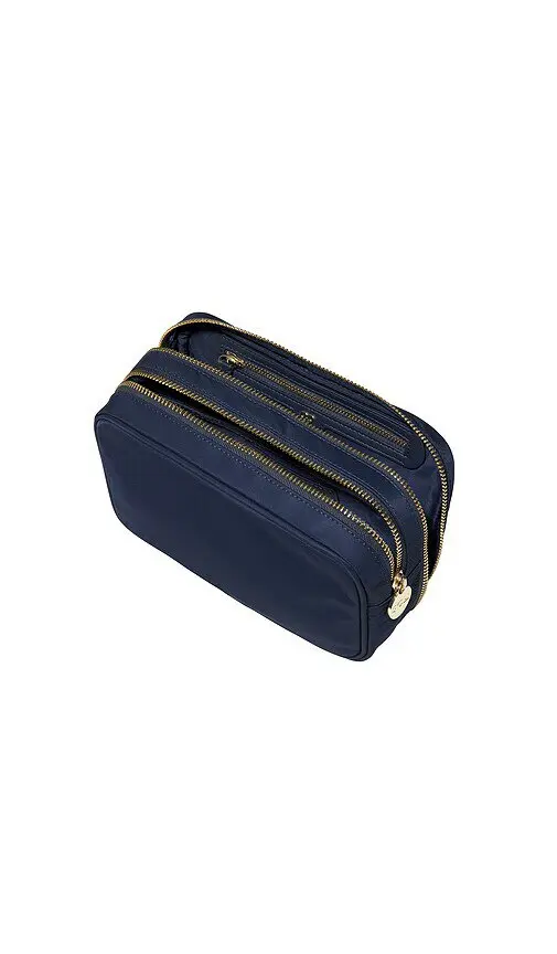 Stoney Clover Lane Double Zipper Pouch - Sapphire