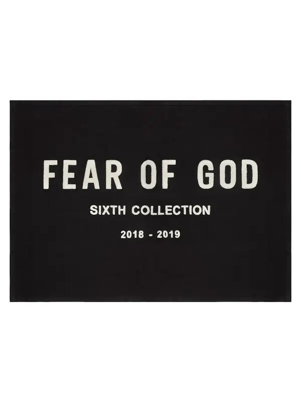 Fear Of God Chenille Embroidered Throw Blanket