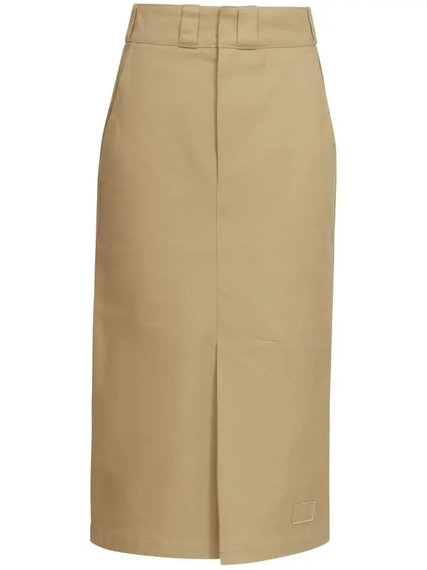 MAISON MARGIELA High-rise Midi Skirt - Neutrals