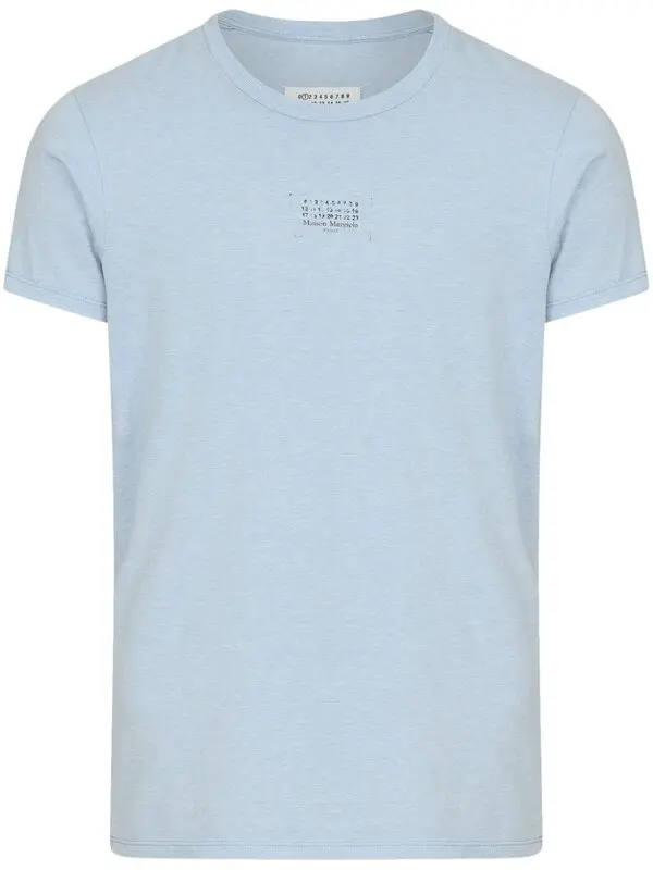 MAISON MARGIELA Numbers-motif T-shirt - Blue