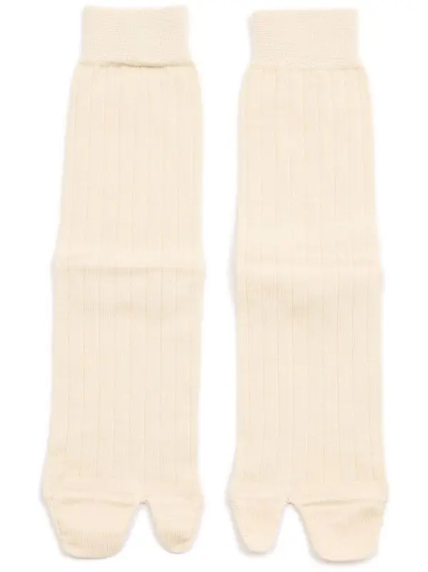MAISON MARGIELA Tabi Socks - Neutrals