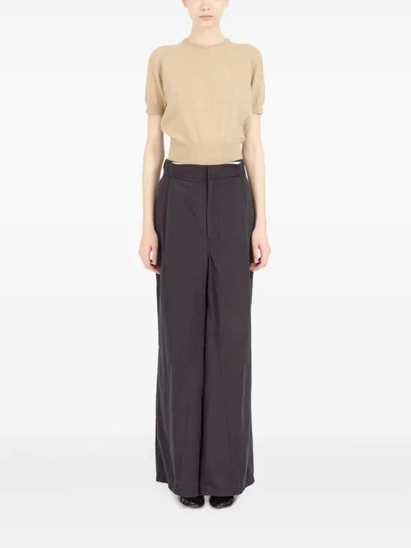 MAISON MARGIELA Crew-neck Virgin Wool Jumper - Neutrals