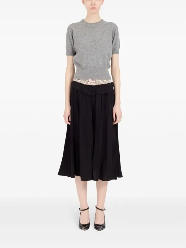 MAISON MARGIELA Crew-neck Virgin Wool Jumper - Grey