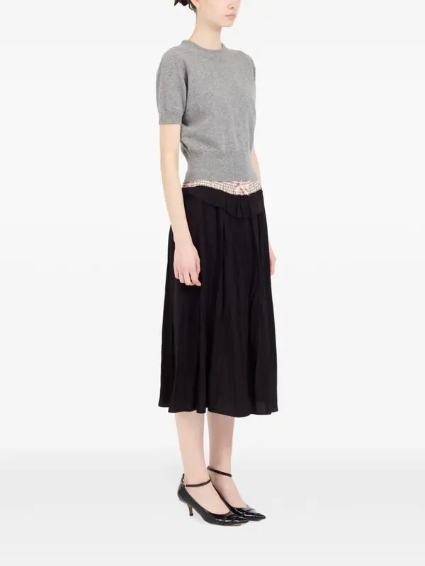 MAISON MARGIELA Crew-neck Virgin Wool Jumper - Grey