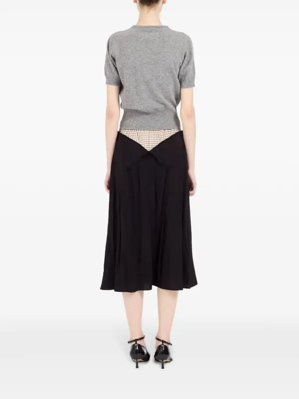 MAISON MARGIELA Crew-neck Virgin Wool Jumper - Grey