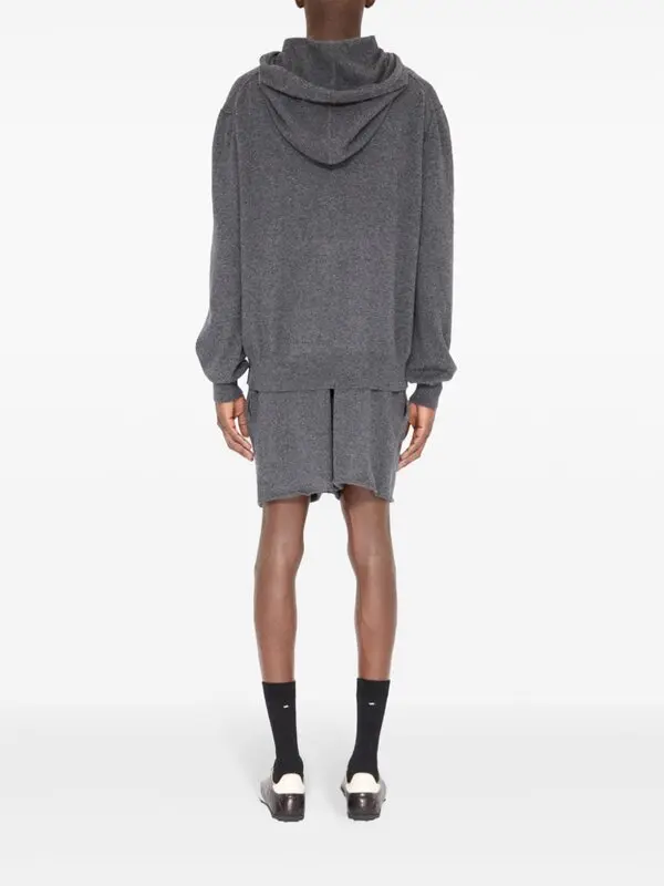 MAISON MARGIELA Brushed Zipped Hoodie - Grey