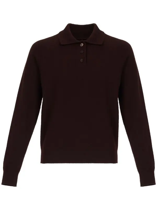MAISON MARGIELA Polo Collar Knit Top