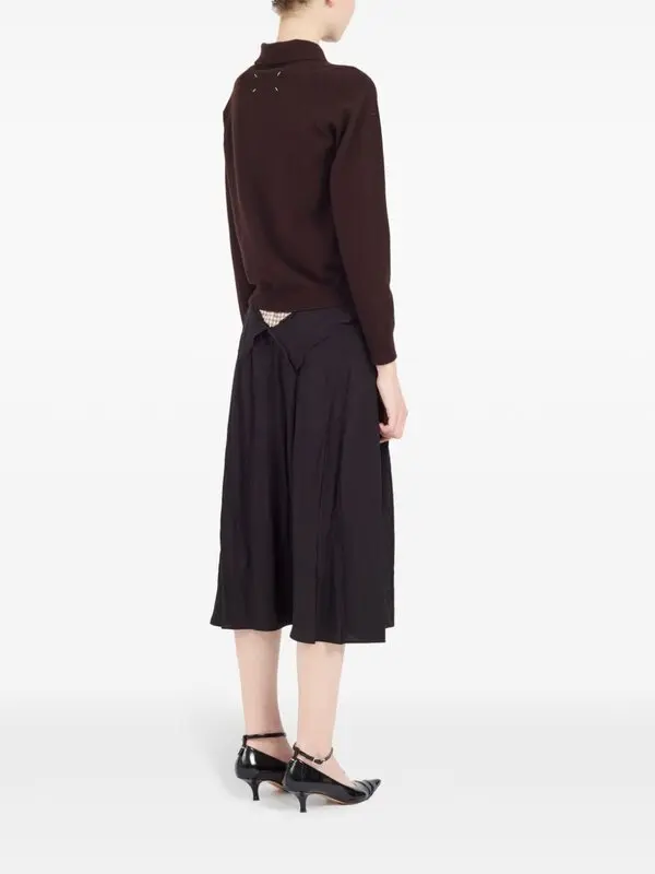MAISON MARGIELA Polo Collar Knit Top