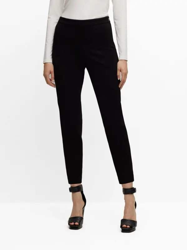 BOSS Skinny-cut Cropped Trousers