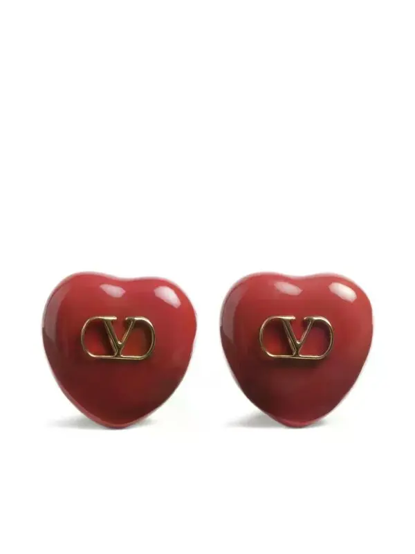 Valentino Garavani Coeur Royal Clip-on Earrings - Gold
