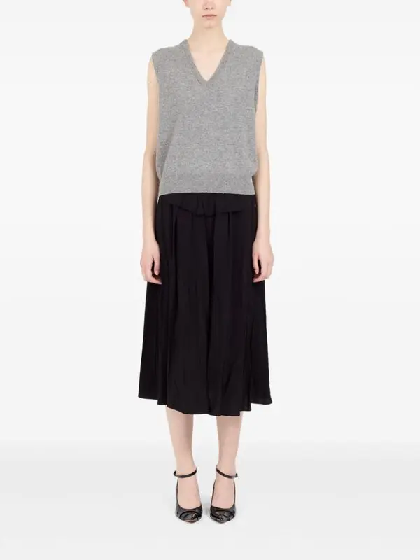 MAISON MARGIELA V-neck Vest - Grey