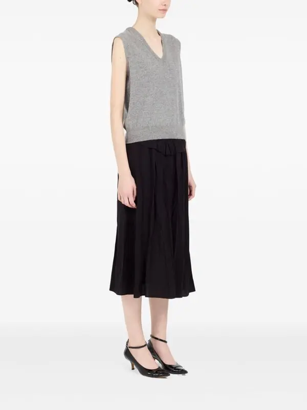 MAISON MARGIELA V-neck Vest - Grey