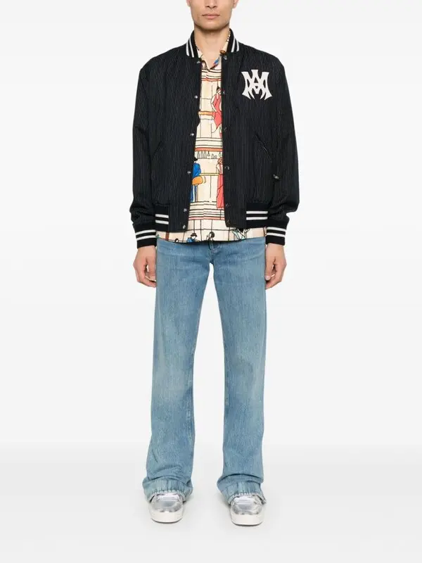 Amiri Hollywood Bomber Jacket - Blue