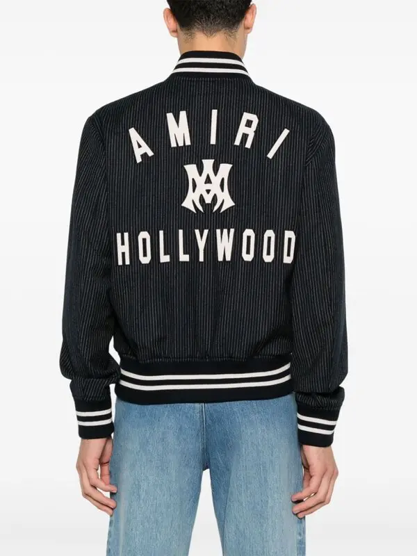 Amiri Hollywood Bomber Jacket - Blue