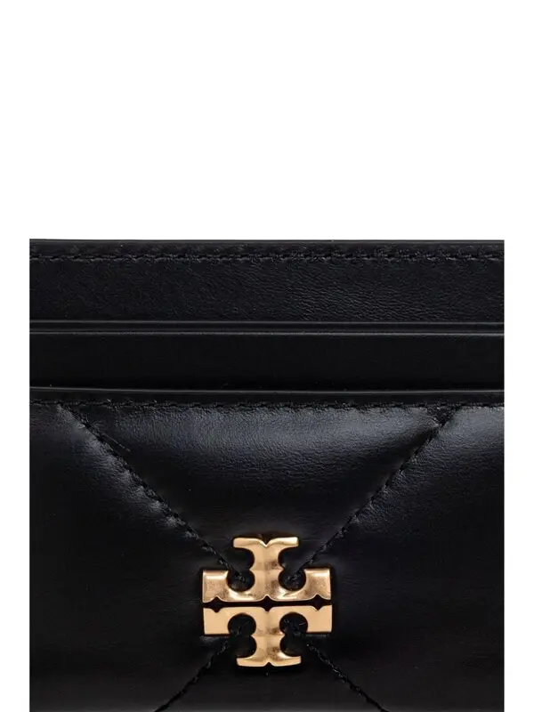 Tory Burch Kira Logo-plaque Card Holder - Black