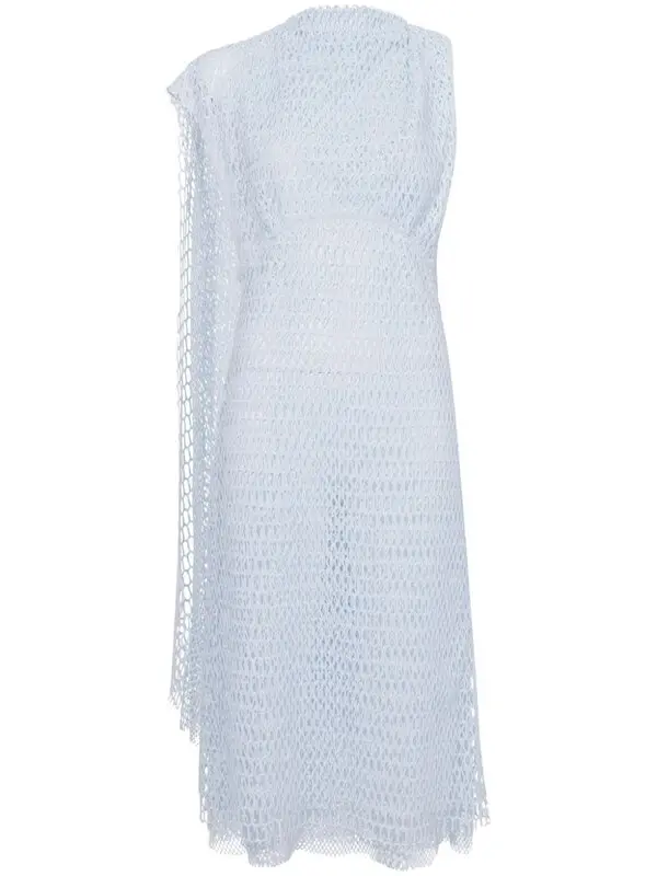 scalloped edge lace dress Long Sleeves Scalloped-Edge Lace Party Dress – FancyVestido main image 0