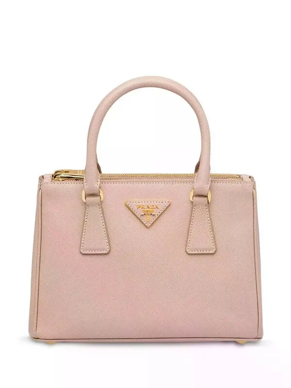 Prada Small Galleria Leather Tote - Neutrals