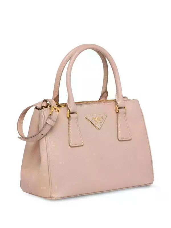 Prada Small Galleria Leather Tote - Neutrals