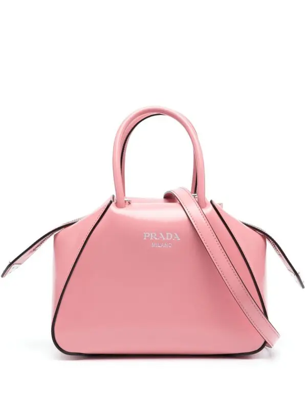 Prada Supernova Brushed Leather Tote Bag - Pink