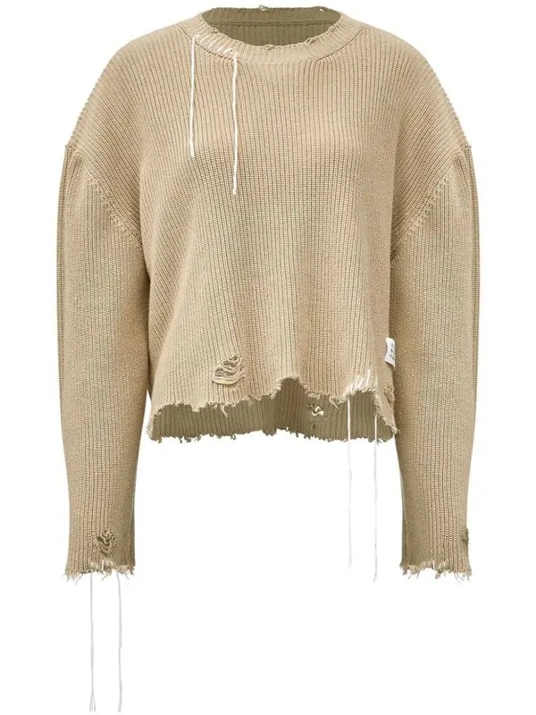 MAISON MARGIELA Distressed Knitted Jumper
