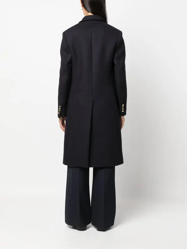 Miu Miu Double-breasted Virgin Wool Coat